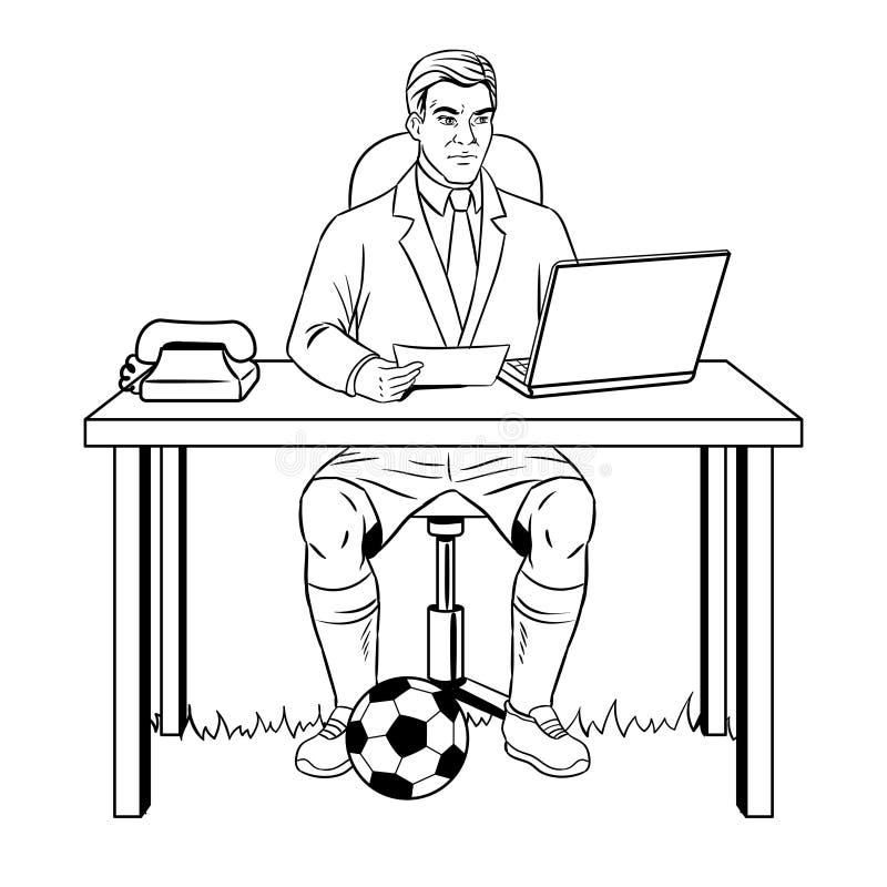 Workplace Coloring Stock Illustrations – 714 Workplace Coloring Stock ...