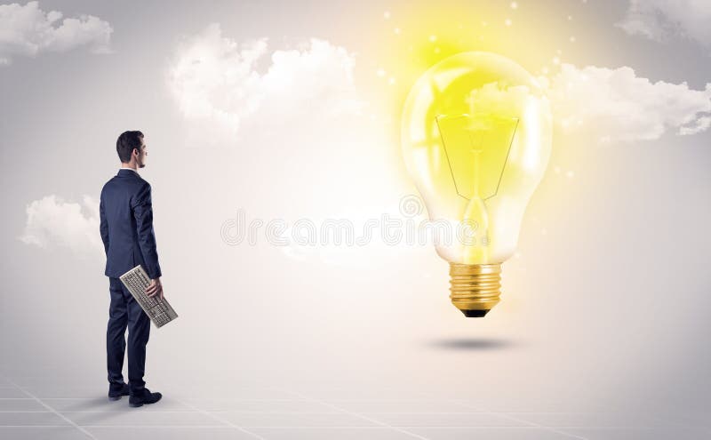 Man Looking at Earth Globe, Courtesy of NASA Stock Photo - Image of ...