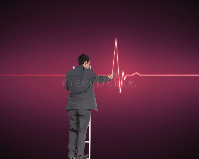 Businessman Beating The Competition Stock Image - Image of male ...