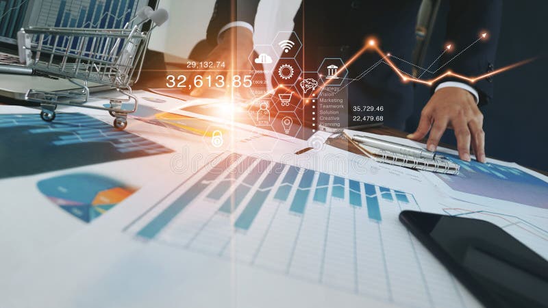 Graph of Financial Growth Global Communications Binary Smart Phones and ...