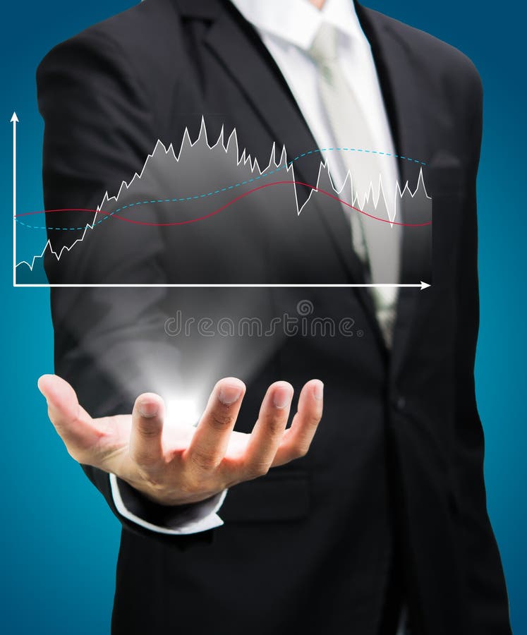 Development and Growth Concept. Businessman Plan Growth and Increase of ...