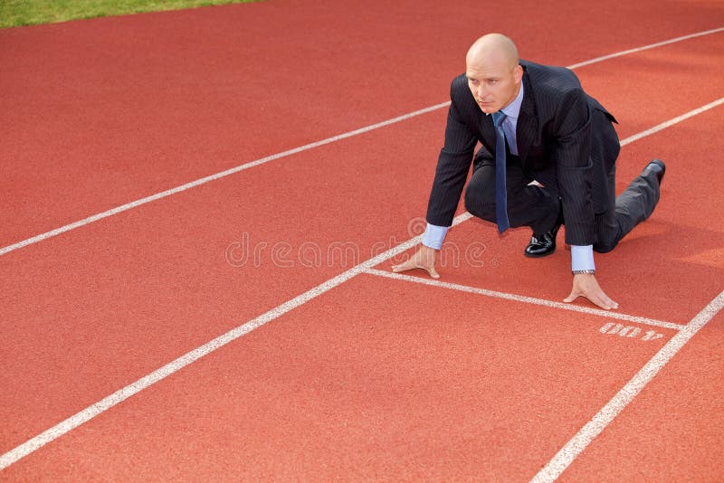 488 Businessman Start Line Running Track Stock Photos - Free & Royalty ...