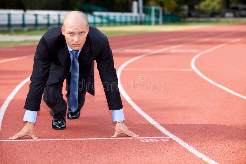 505 Businessman Start Line Running Track Stock Photos - Free & Royalty ...