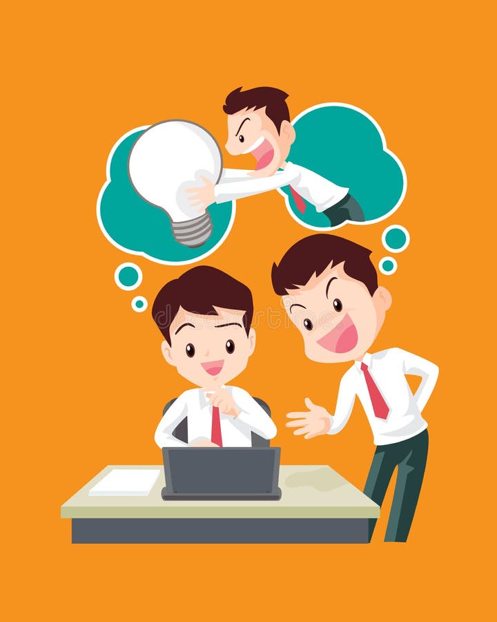 Businessman Stealing Ideas Stock Illustrations – 116 Businessman ...