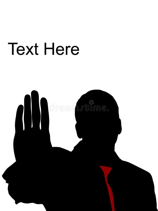 Businessman Stopping Someone Stock Illustrations – 8 Businessman ...