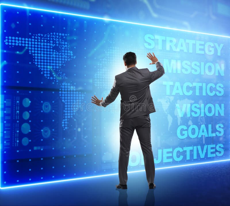 Businessman in Strategic Planning Concept Stock Photo - Image of ... Businessman in Strategic Planning Concept Stock Photo - Image of ...