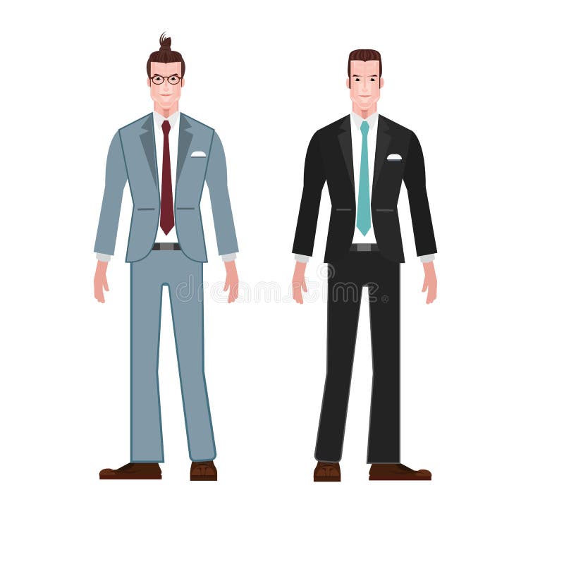 Businessman Style Suit Wear Vector Stock Vector - Illustration of ... Businessman Style Suit Wear Vector Stock Vector - Illustration of ...