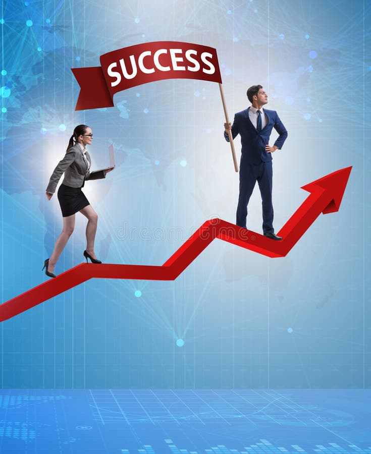 Businessman in Success Business Concept Stock Image - Image of ambition ...