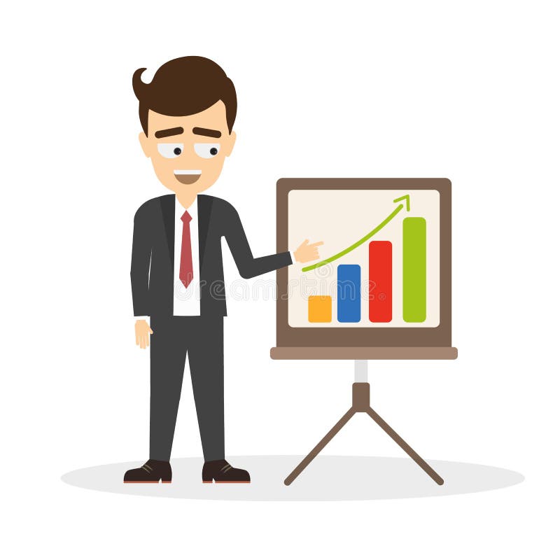 Businessman with Successful Business. Stock Vector - Illustration of ...