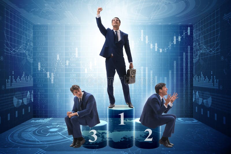 Businessman After Successful Transaction In Business Stock Image ...