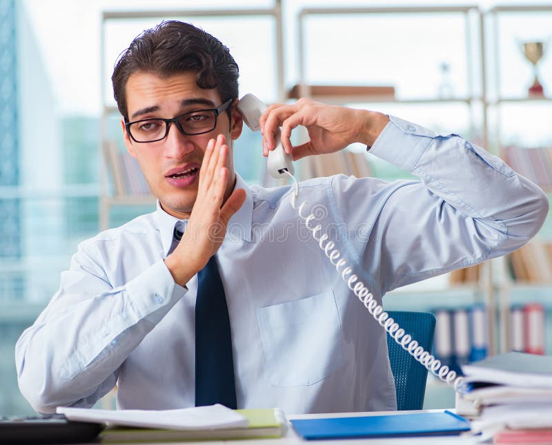 Businessman Suffering from Excessive Armpit Sweating Stock Photo ...