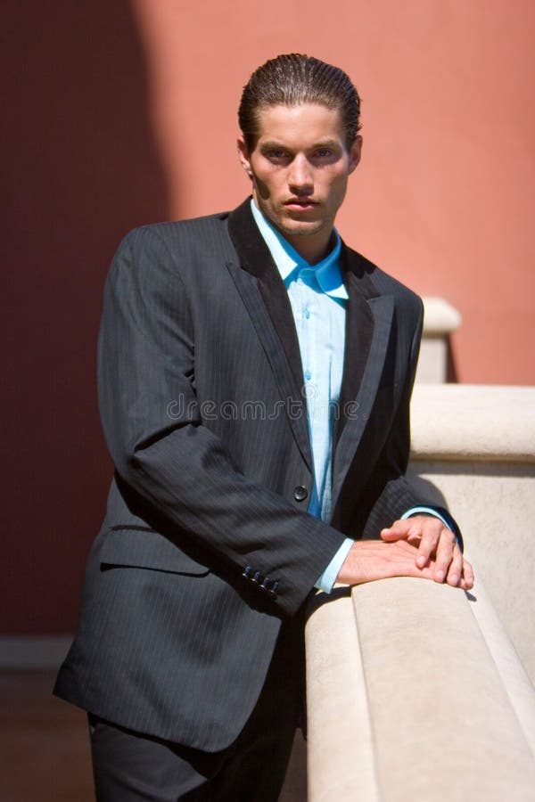 Businessman in suit stock image. Image of outdoors, fashion - 3732211