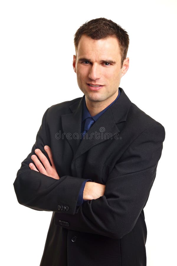 Businessman in suit stock photo. Image of business, model - 49437240