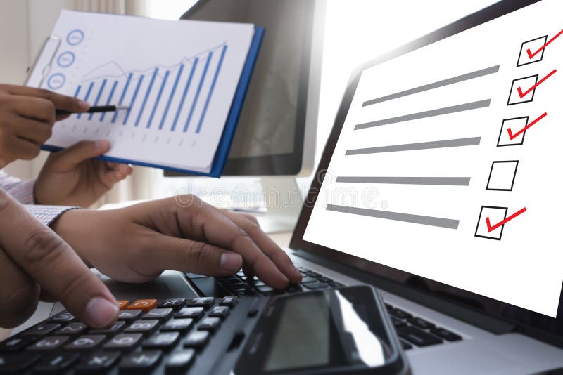 Results of the analysis stock photo. Image of computer - 34218742