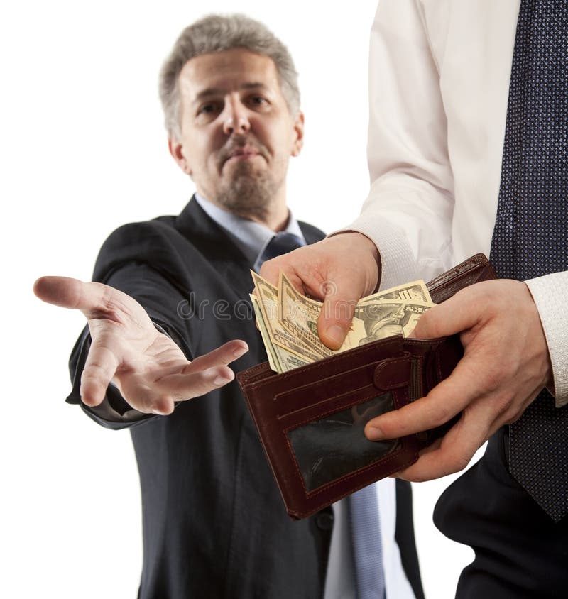 Bribe, Concept for Corruption Stock Photo - Image of activity, business ...