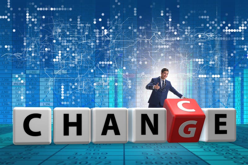 Businessman Taking Chance for Change Stock Photo - Image of leadership ...