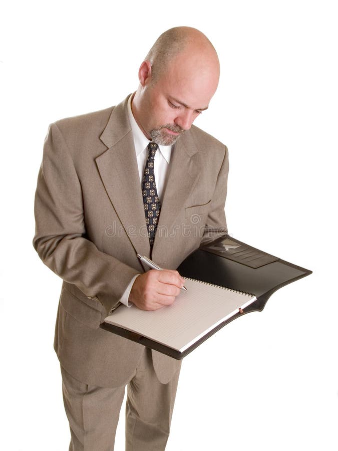 Auditor - Taking Notes stock photo. Image of folder, audit - 741738