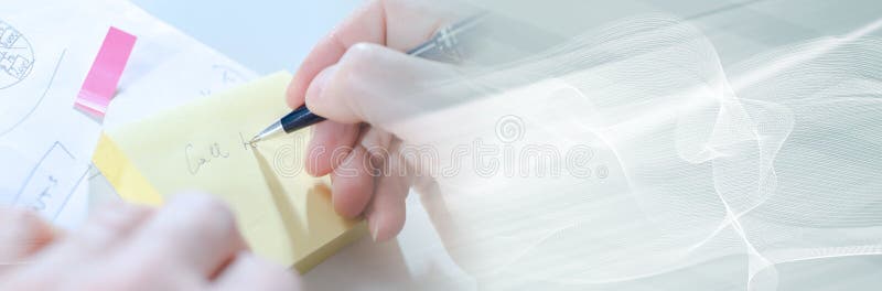 Office Meeting Banner Taking Notes Stock Photos - Free & Royalty-Free ...