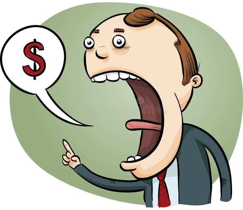 Money Problems stock vector. Illustration of desk, stress - 2579454