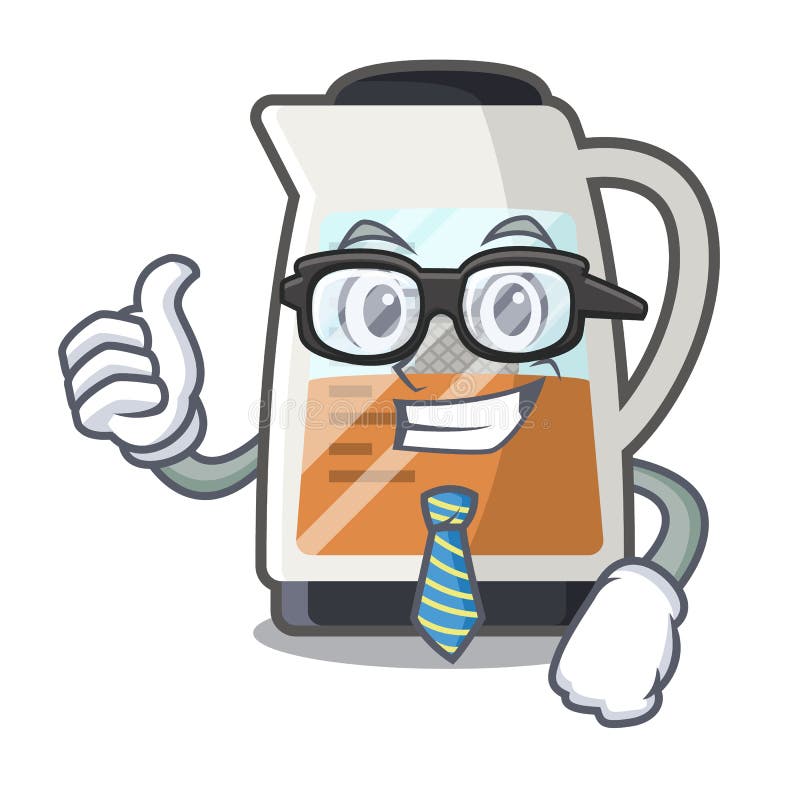 Successful Tea Maker in the Cartoon Shape Stock Vector - Illustration ...