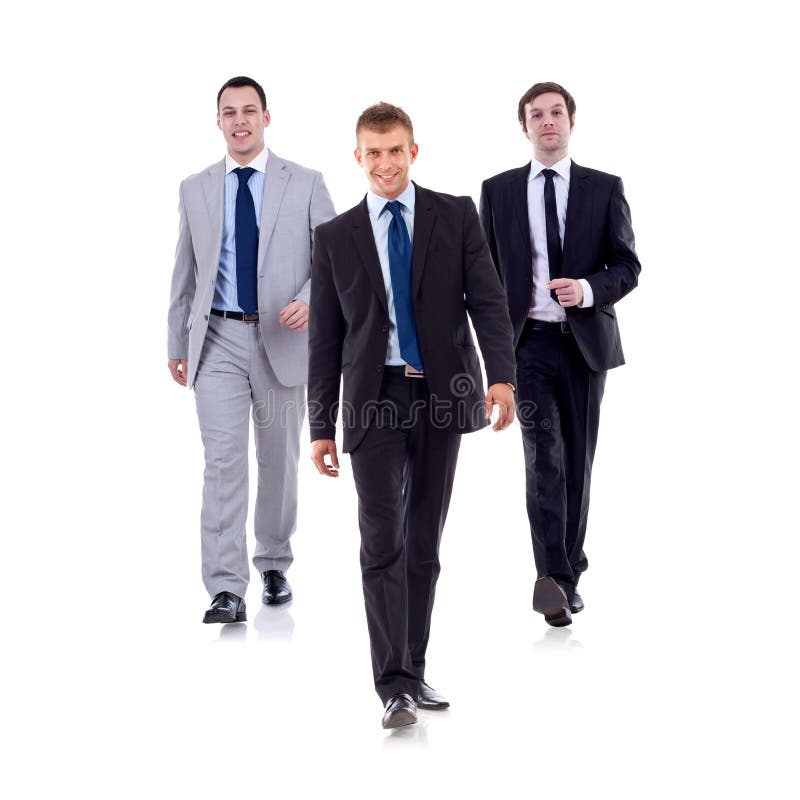 3 business men stock image. Image of work, together, businessman - 3362743