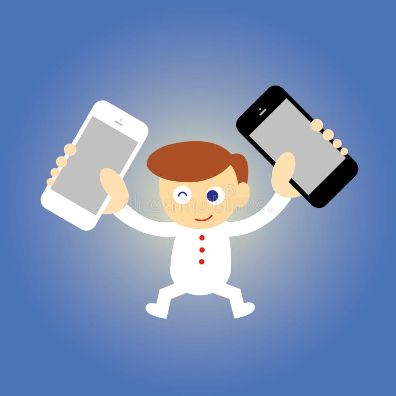 Businessman stock illustration. Illustration of communications - 33100478