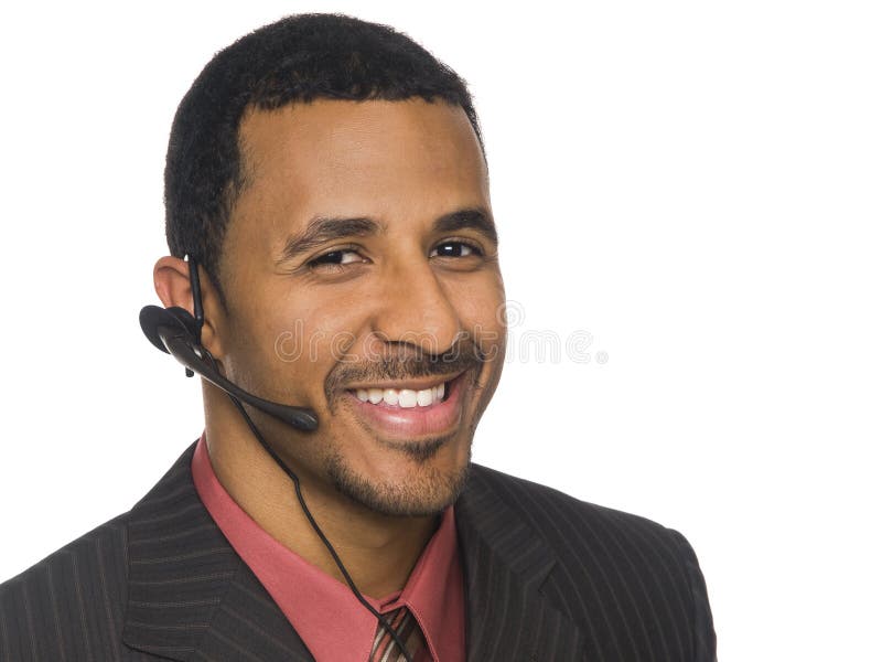 Businessman - Telephone Operator Stock Image - Image of representative ...