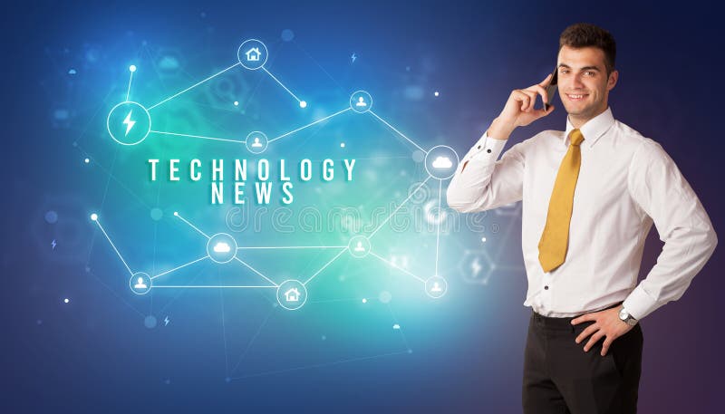 Businessman Thinking about Technology Concept Stock Image - Image of ... Businessman Thinking about Technology Concept Stock Image - Image of ...