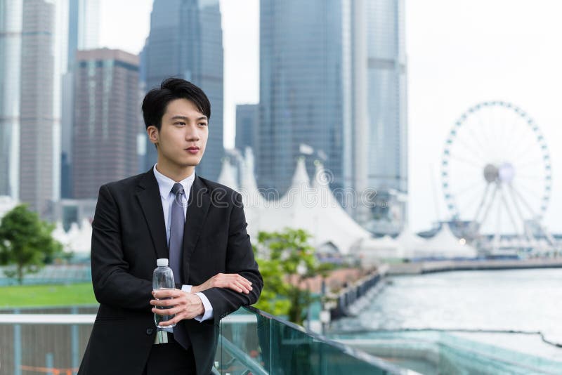 Businessman thinking stock photo. Image of look, business - 54360288