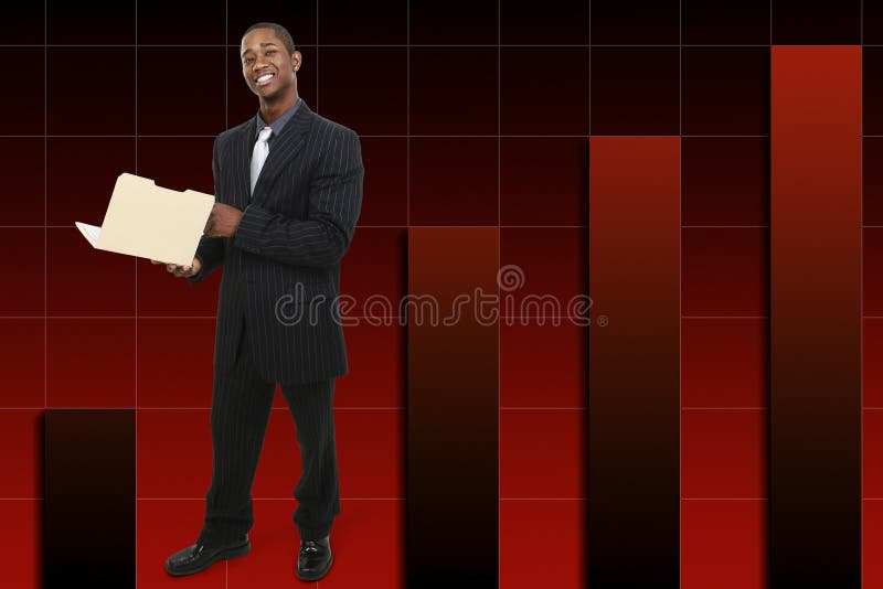 Rising Graph stock image. Image of cheerful, black, victory - 3543237