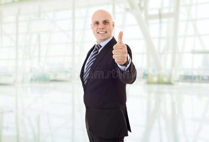 Businessman thumb up stock image. Image of executive - 94736201