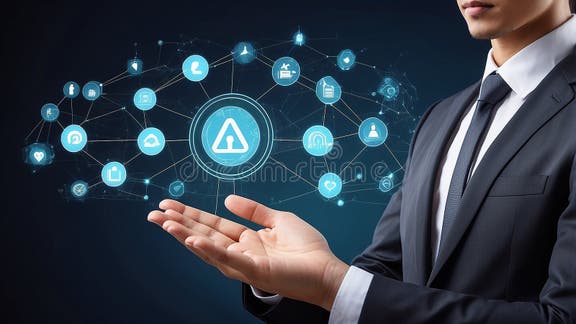 Businessman Touching Access Management Frameworks, User Authentication ...