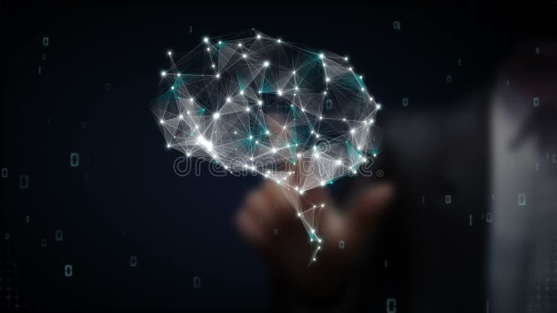 IoT Connect Brain Shape, Artificial Intelligence. Internet of Things ...