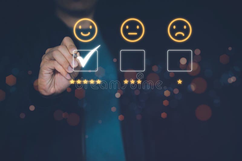 Customers Rate Their Satisfaction with Good Service, Satisfaction ...