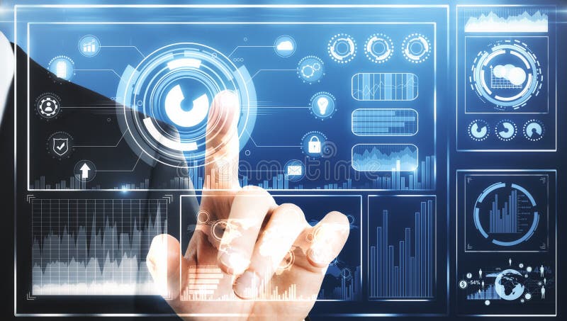 Businessman Touching Digital Multimedia Screen Stock Image - Image of ... Businessman Touching Digital Multimedia Screen Stock Image - Image of ...