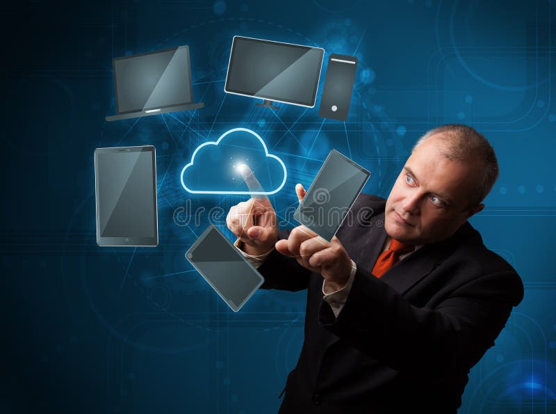 Global Data Technology Pictogram Icons Set Stock Vector - Illustration ...