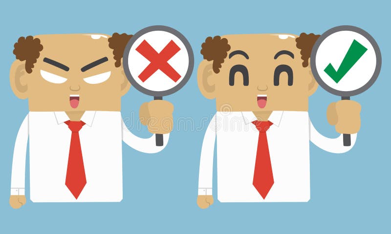 Businessman True Fail Symbol Stock Illustrations – 7 Businessman True ...