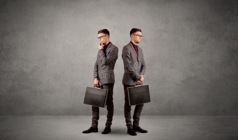 Businessman with Two Choices Stock Image - Image of hardship, decide ... Businessman with Two Choices Stock Image - Image of hardship, decide ...
