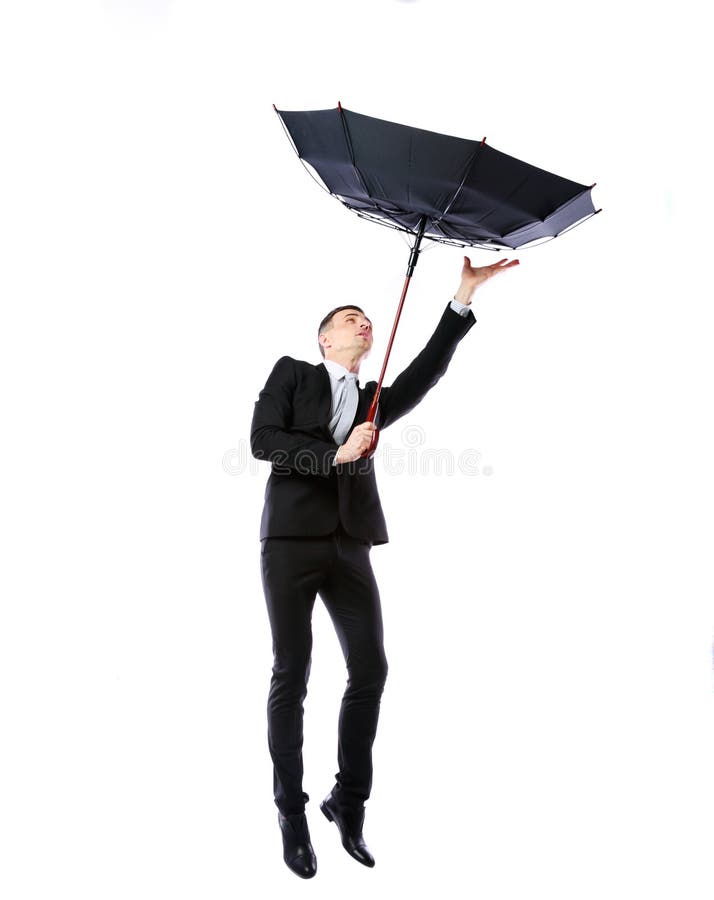 Businessman Umbrella Fighting Stock Photos - Free & Royalty-Free Stock ...