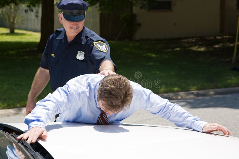 Businessman Under Arrest stock image. Image of automobile - 5638907
