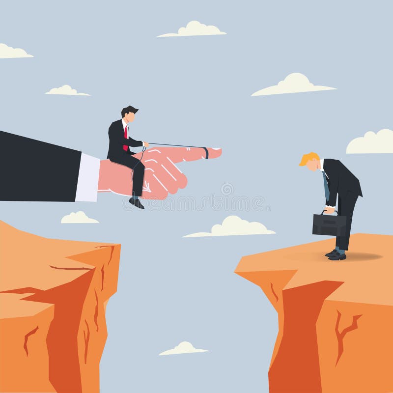 Businessman Under Control Vector Graphic Design Vector Illustration ...