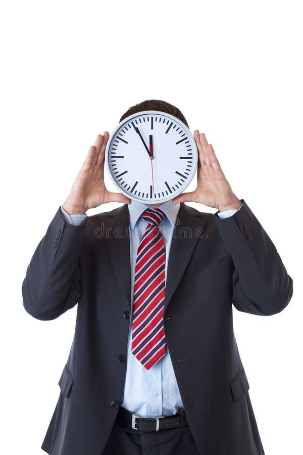 Manager Under Time Pressure Clenches His Fist Stock Photo - Image of ...