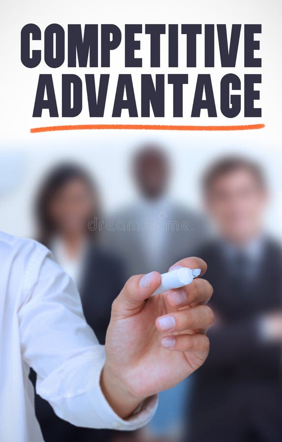 Businessman Underlining the Word Competitive Advantage Stock ...