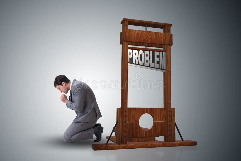 The Businessman Unsuccessfully Dealing with Business Problems Stock ...