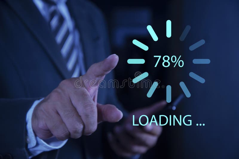 Loading Bar Progress Icon Waiting Time Indicator Stock Photos - Free ...