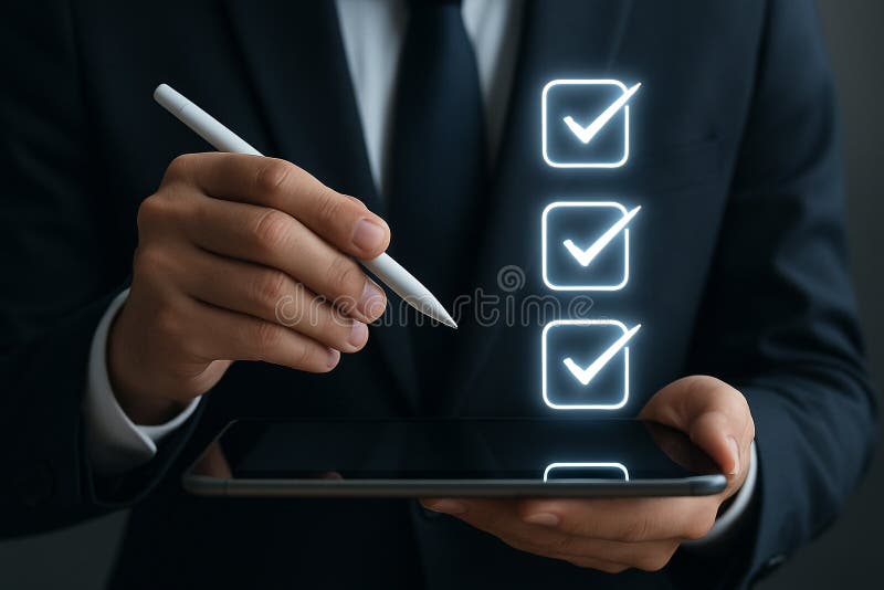 Glowing Checkmarks Stock Illustrations – 377 Glowing Checkmarks Stock ...