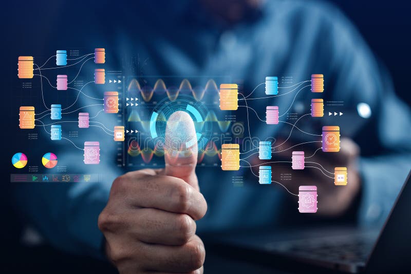 Businessman Using Ai Technology for Data Analytics, Artificial ...