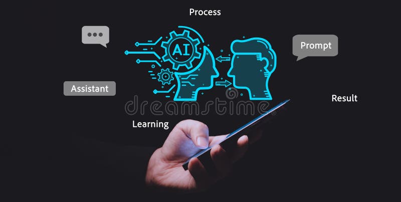 Businessman Using Chatbot on Smartphone with Artificial Intelligence ...