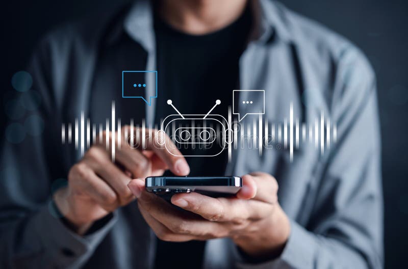 Businessman Using Chatbot in Smartphone Intelligence Ai.Chat GPT Chat ... Businessman Using Chatbot in Smartphone Intelligence Ai.Chat GPT Chat ...