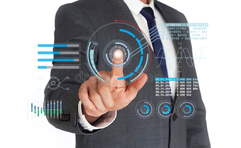 Digital virtual screen stock photo. Image of forecasting - 127971648